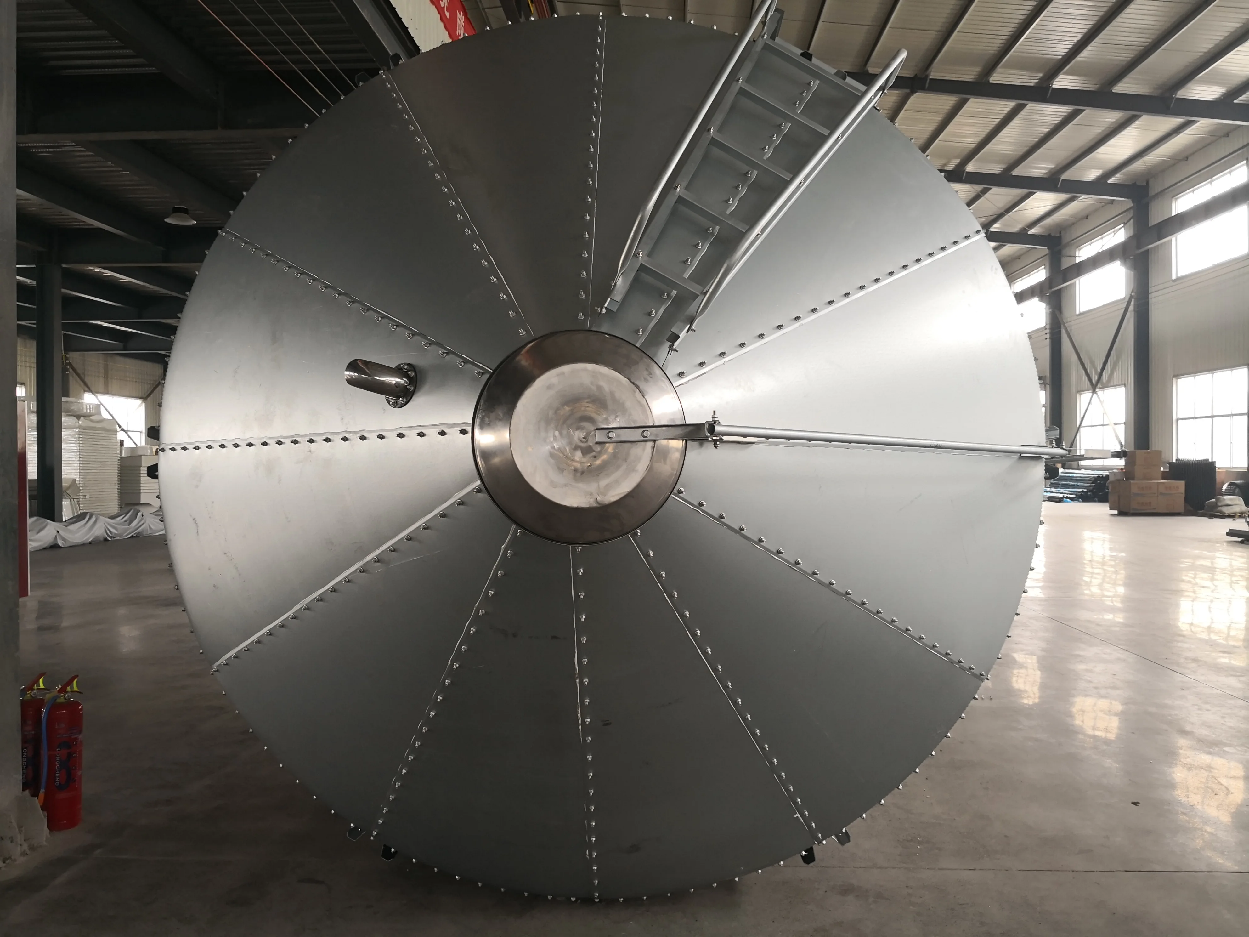 Hot Sell Galvanized Steel Grain Storage Feed Silo with Green Coating ...