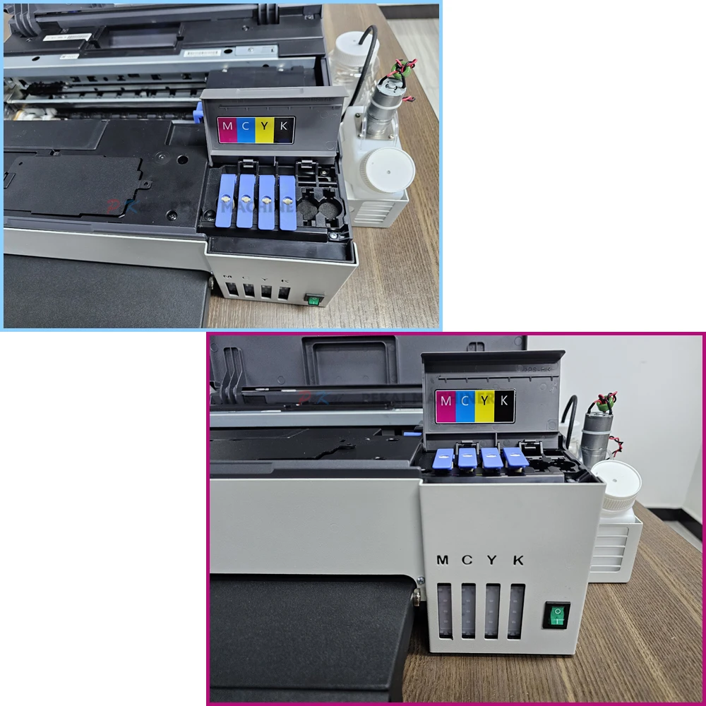 White Ink Circulation System A4 XP600 DTF Printer Clothes Printing ...