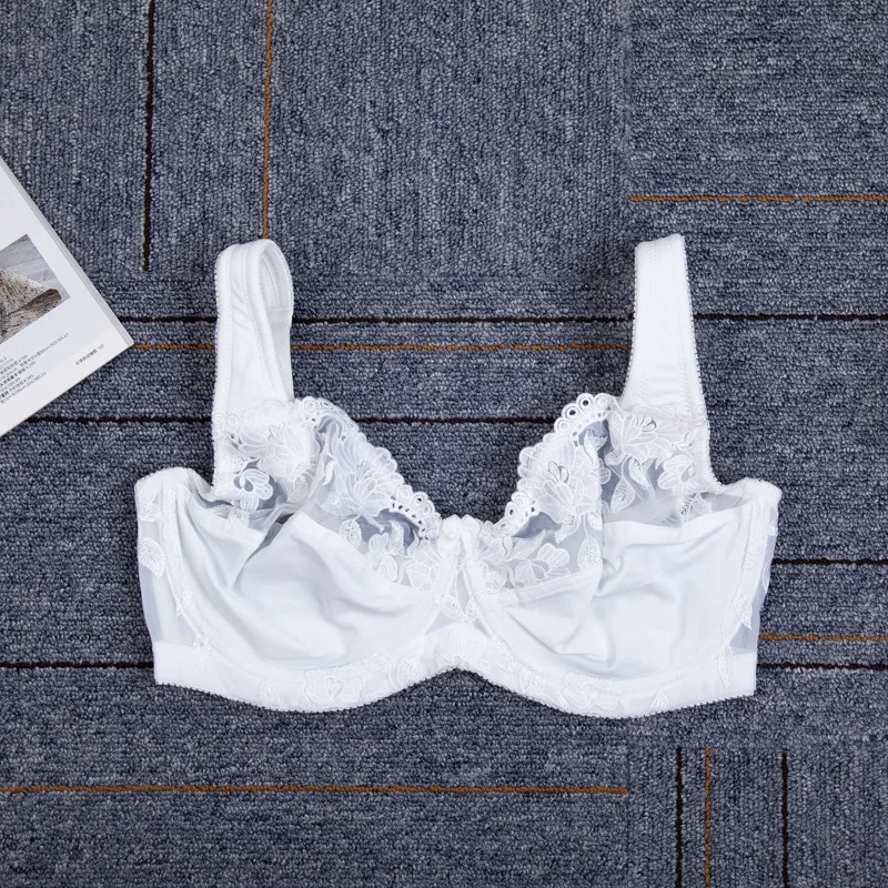 90-110 D Dd G Cup Thin Bra With Steel Ring Plus Size Womens Underwear ...