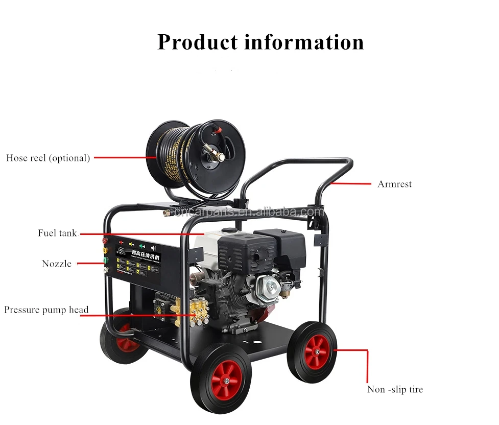 High Pressure Gasoline Jet Cleaning Pump Machine for General Pipe Dredging