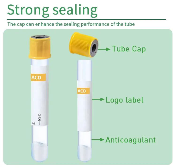 Medical Plastic Disposable Anticoagulant Activator Hla Test Sterile 8ml ...