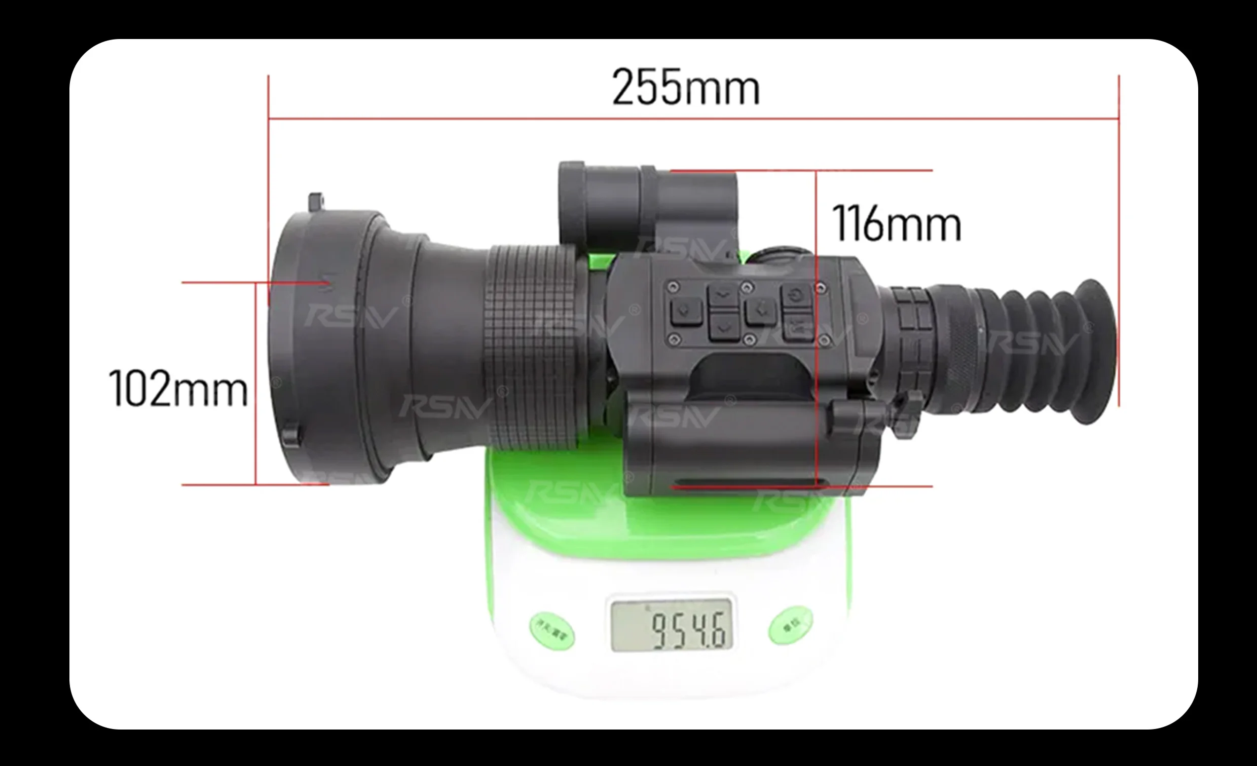 RSNV 75mm Objective Lens Specification Scope Night Vision Thermal ...