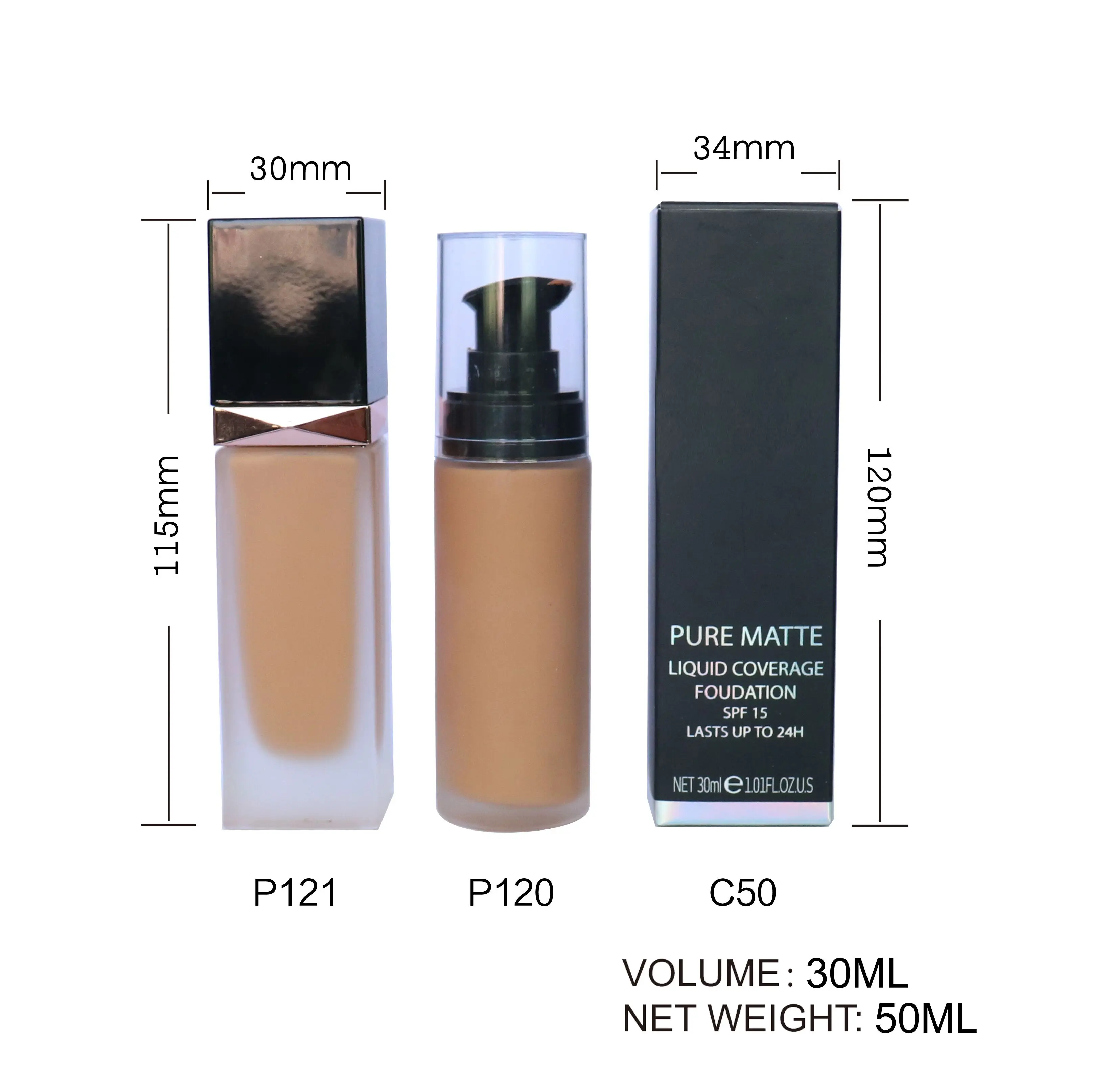 Wholesale Vegan Free Foundation Dark Skin Foundation Makeup Liquid ...
