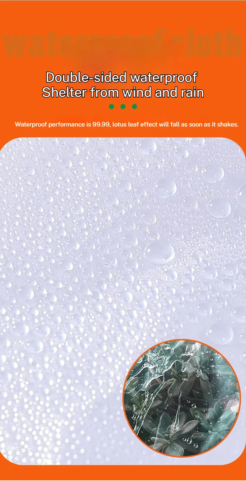 Transparent rain cloth cover goods rain shade outdoor balcony ...