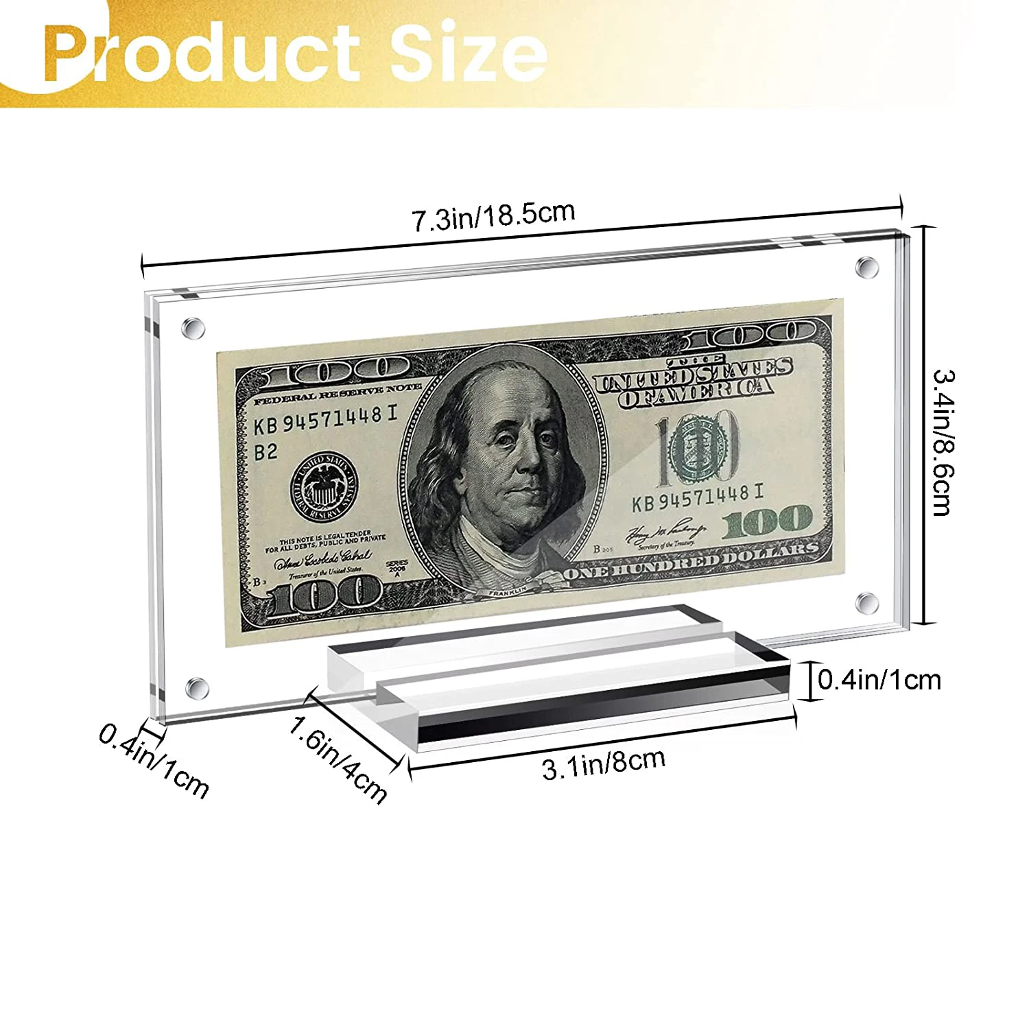 Acrylic Display Cases for Dollar Bill Collectors