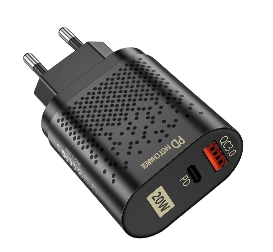 Latest Universal Pd20w Qc3.0 Wall Charger 2usb Eu Uk Us Plug Fast ...