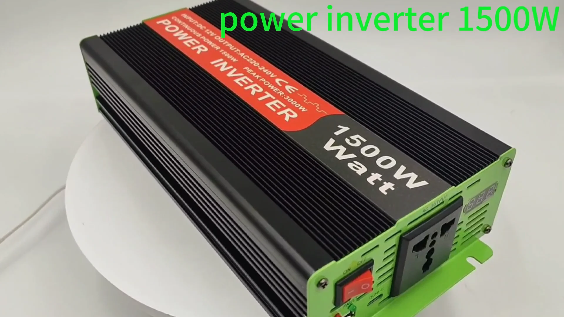 1500w Power Inverter 12v 220v Dc To Ac Inverter 230v 240v Converter Off ...