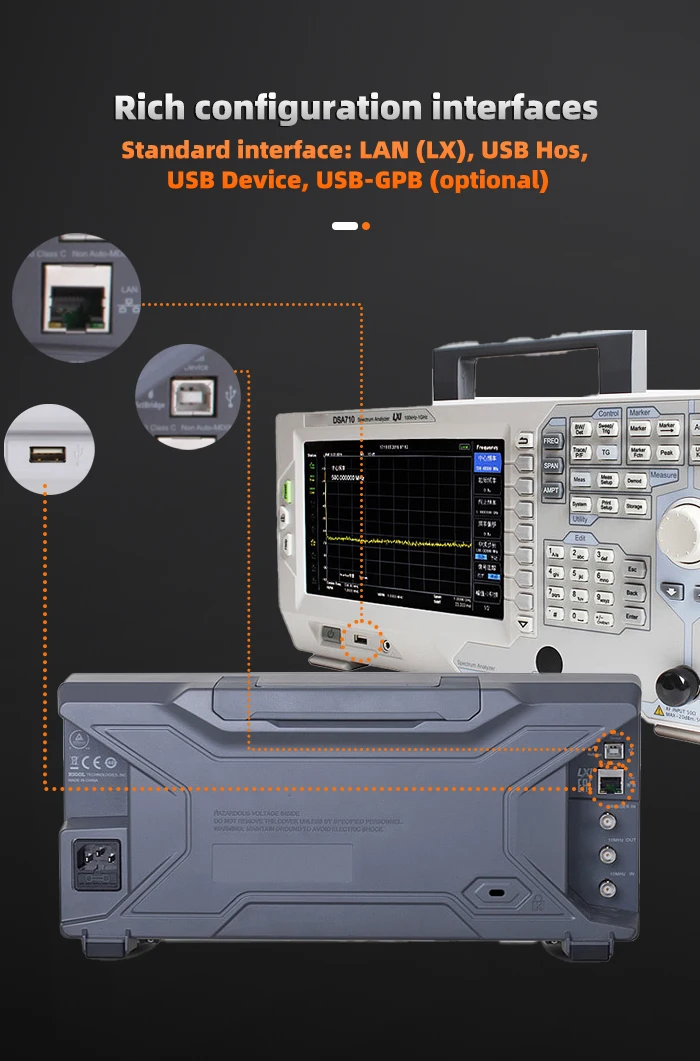 Gltech Signal Analyzer 35m 4400mhz Signal Generator Spectrum Analyzer