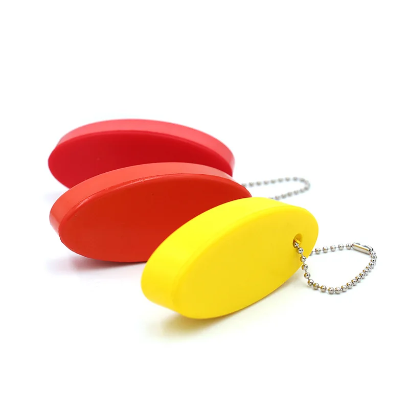 Promotional Gifts Oval Floater Key Tag Small MOQ Logo Imprint Foam ...