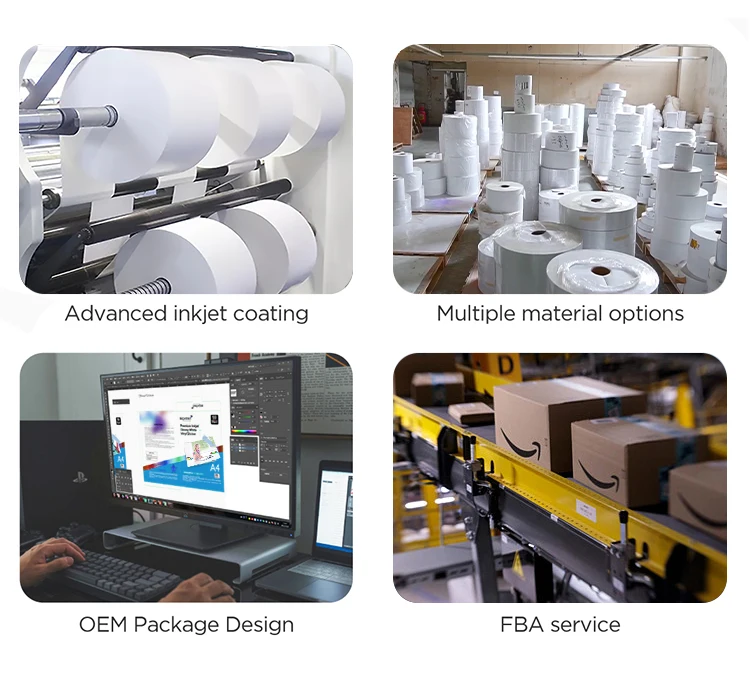 A4 Size Pressure Sensitive Adhesive Paper Self Adhesive Inkjet Laser ...