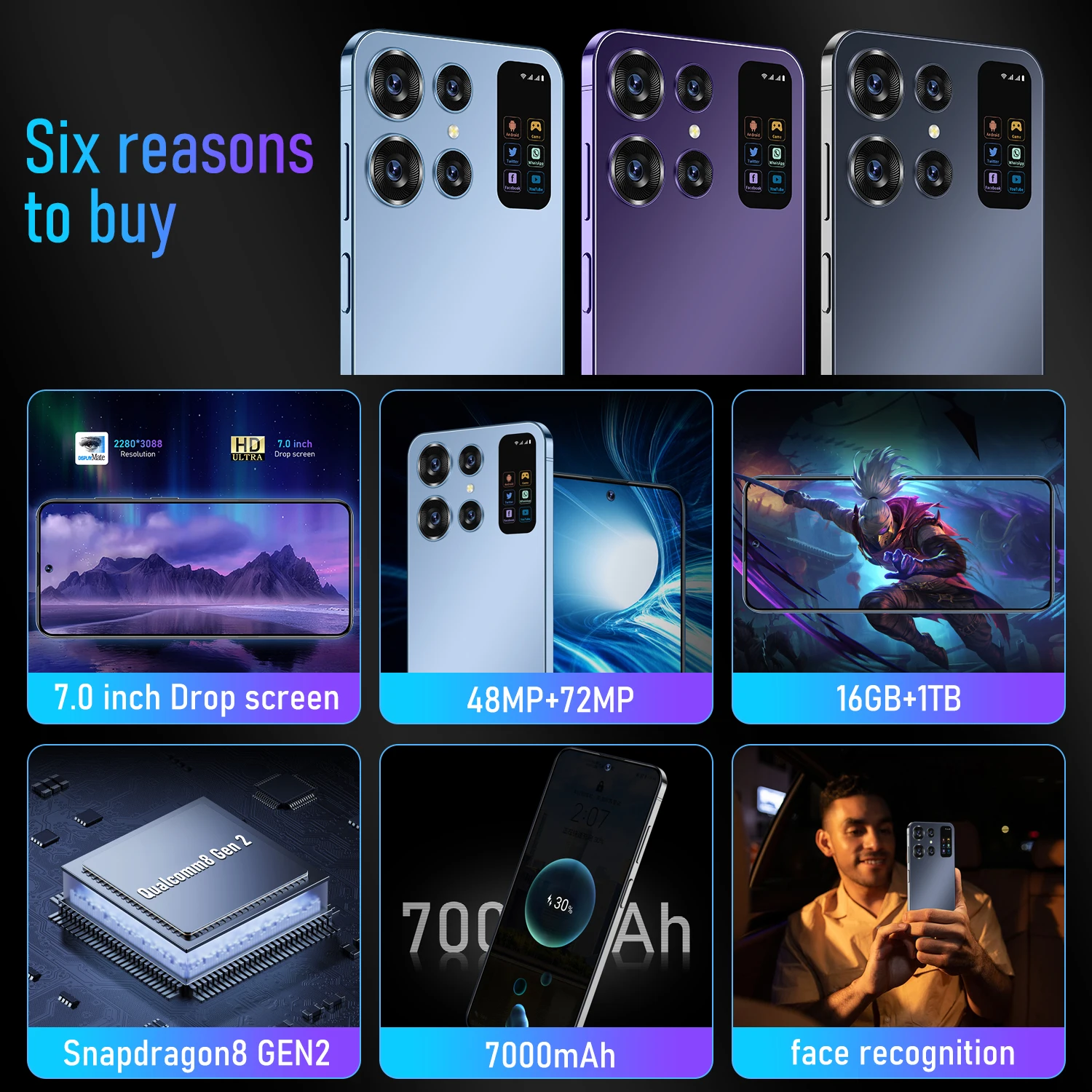 Factory Price Multi-languages Unlocked S24 Ultra 5g Popular Mobile ...