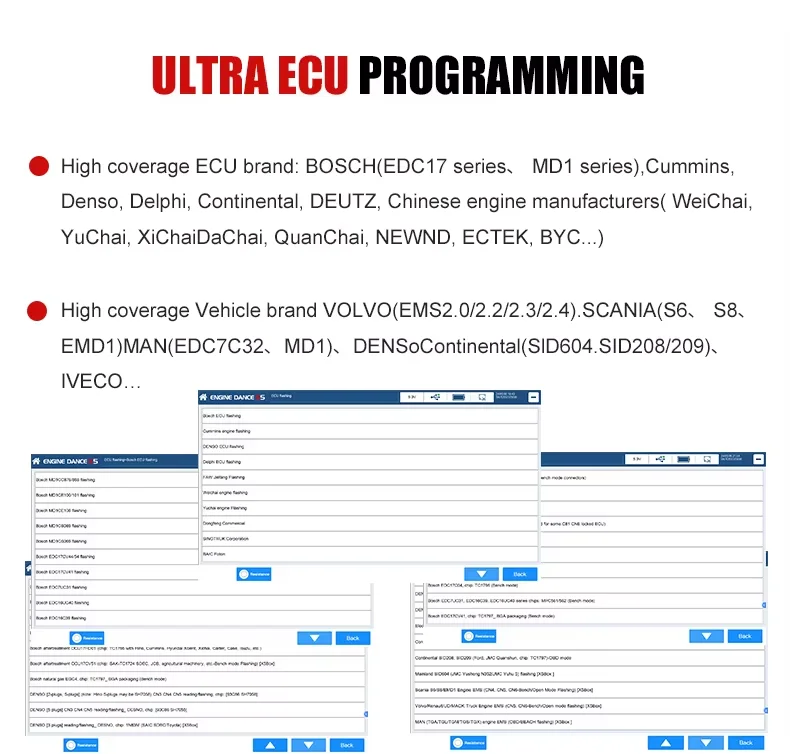 Engine Dance X5 Ultra ECU Tuning Comprehensive Machine for Truck Diesel ...