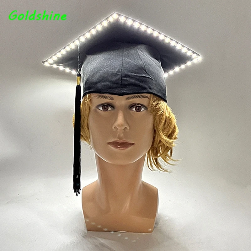 College Student Commencement High School Led Luminous Top Hat Bachelor ...