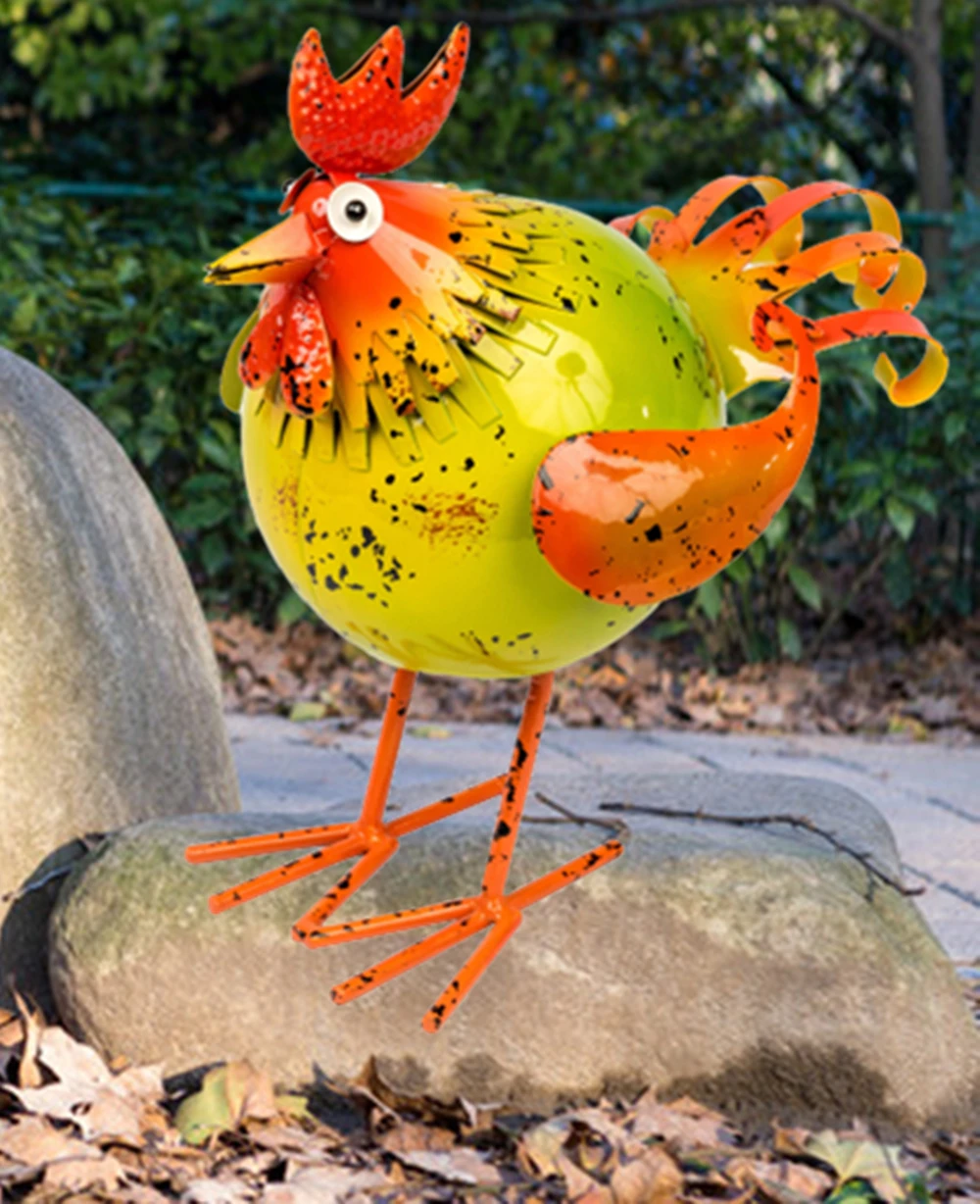Distinctive Metal Chicken Sculptures For Garden Art Ornament - Buy ...
