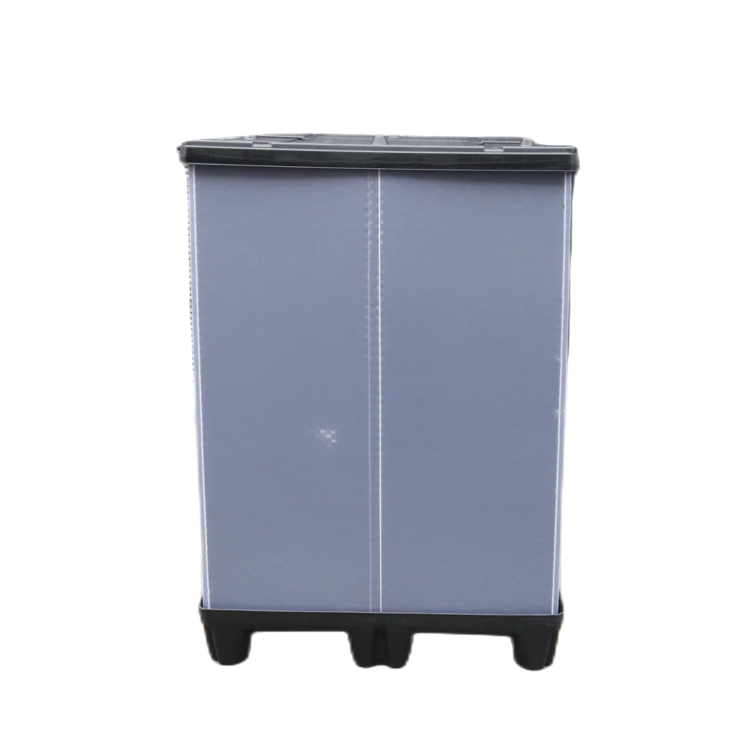 QS Heavy Duty Collapsible Plastic Coaming Board Crate Corrugated Pallet ...