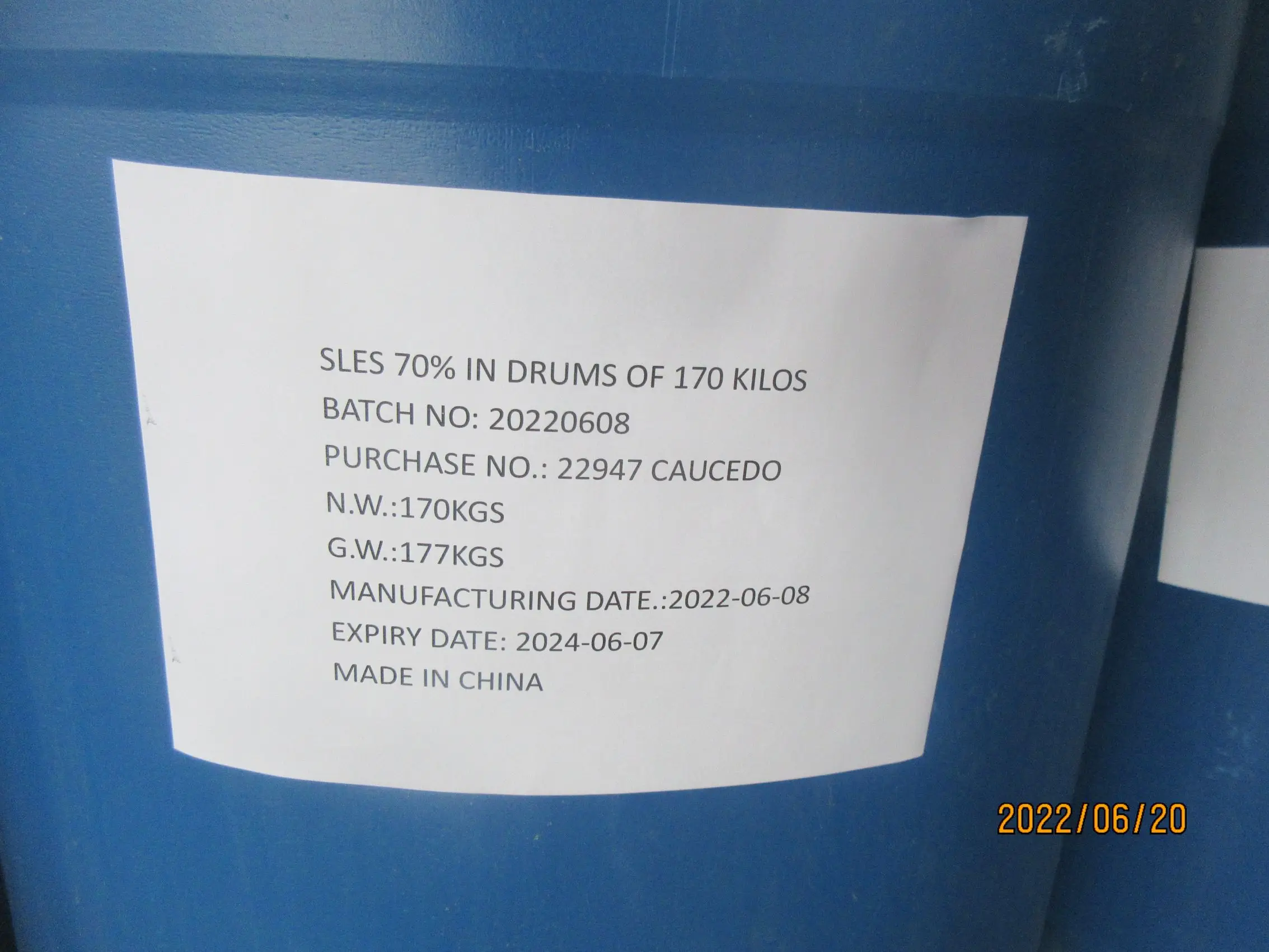 Sodium Lauryl Ether Sulfate (SLES 70%) - Detergent Grade