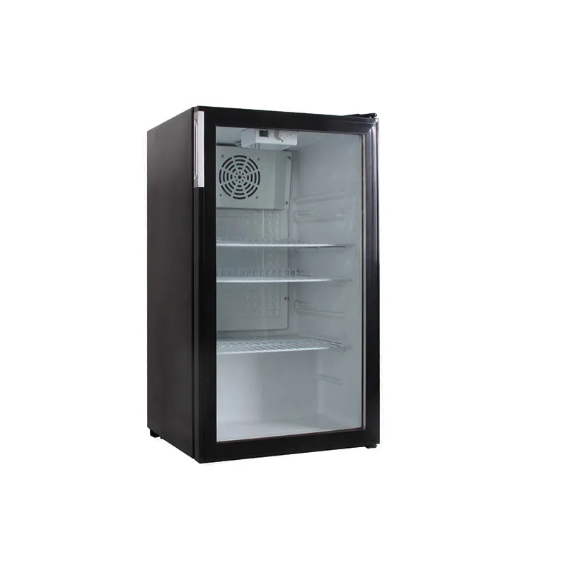 Sc-98 Glass Door Milk Fridge With Temperature Display - Buy Commercial ...