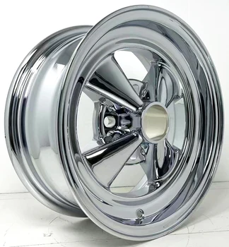 Chromed Wheel 13x5.5 4x114.3 4x100 4x108 4x110 Not Like Cragar 401c S/s ...