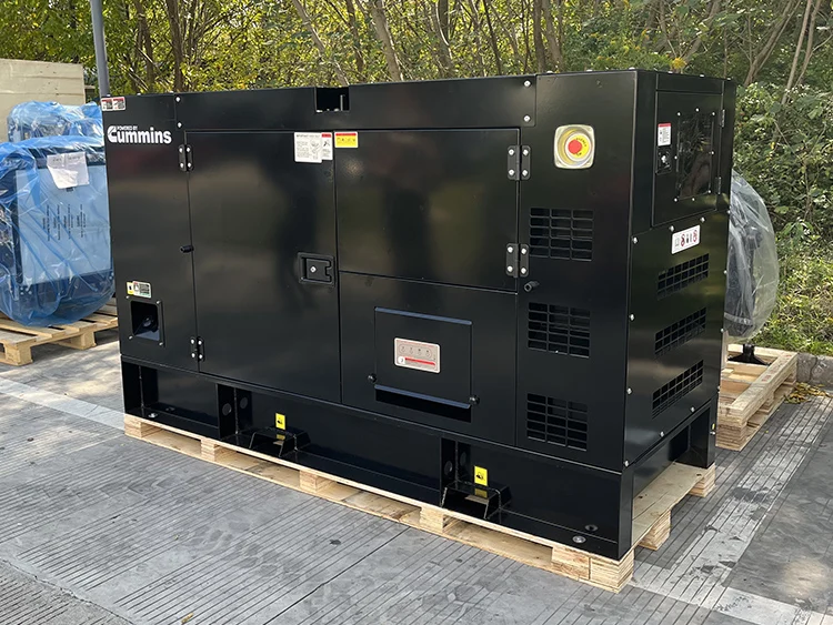 Powered by Cummins Brand Engine 40Kw Genset 3 Phase 50Kva Diesel Silent ...