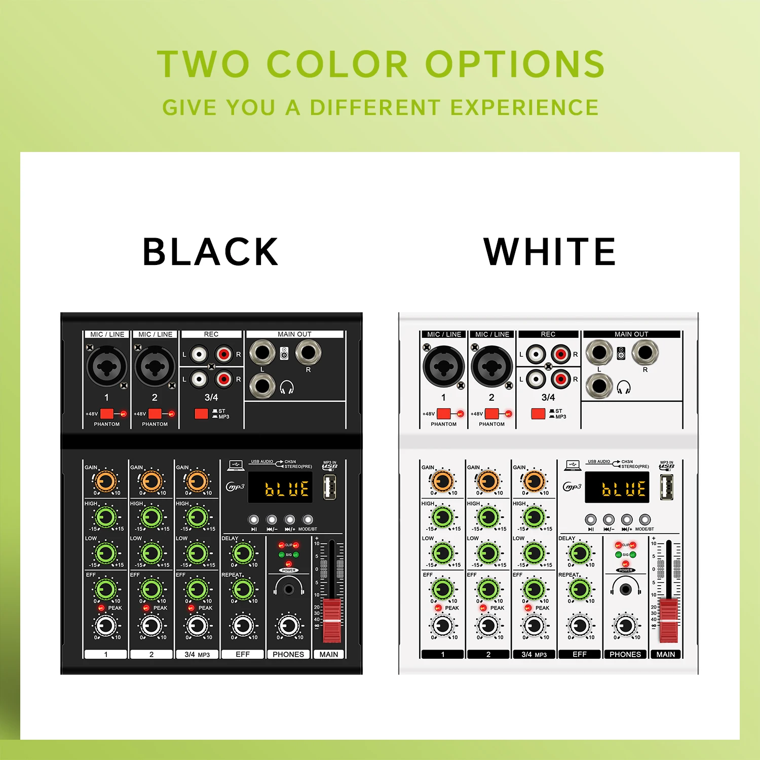 Gax-a4 4-channel Usb Audio Mixer For Djs & Home Studio | Wholesale