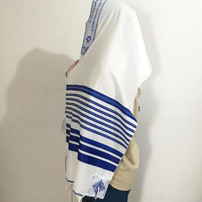 Talit Prayer Shawl 180 X 50 Cm (70 X 21) Inch Messianic Tallit For ...