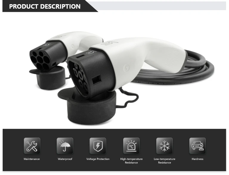 3.6kw Electric Vehicle Cable Iec 62196 Single Phase 16a Ev Charging ...