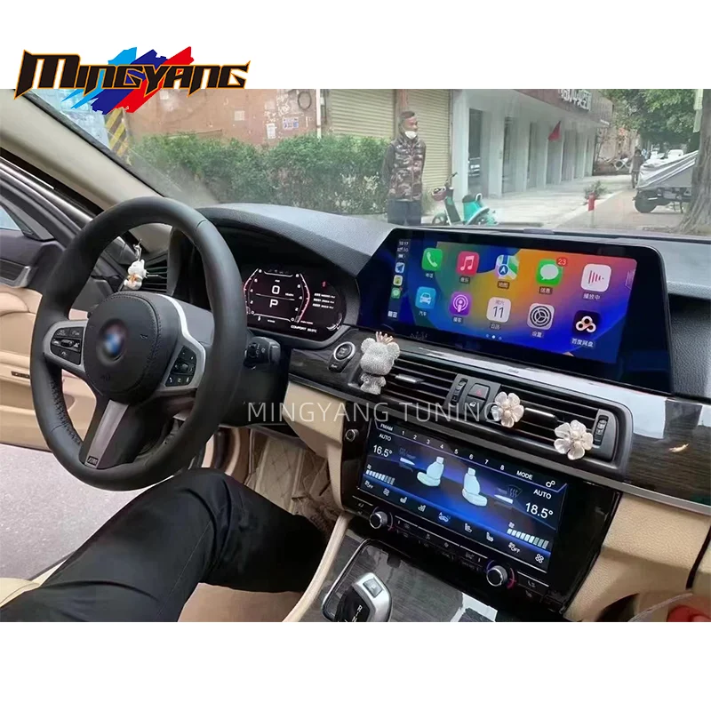 Carplay Blade Screen Car Navigation Multimedia Radio Screen for BMW 5 ...