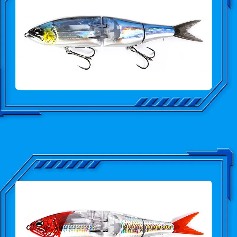 Oem Multi Section Saltwater Fishing Lure 180mm 50g 3 Segmented Sinking ...