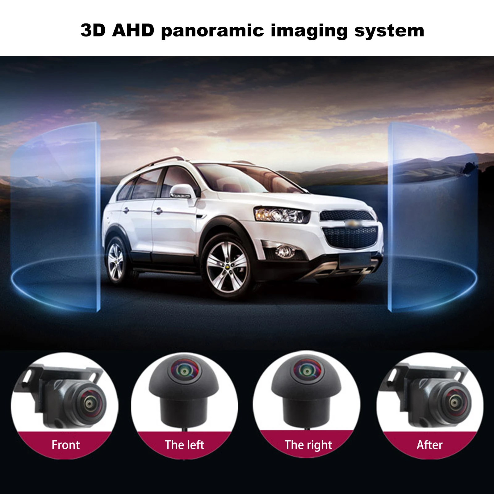 360 Vehicle Camera - Panoramic Surround View 1080P AHD