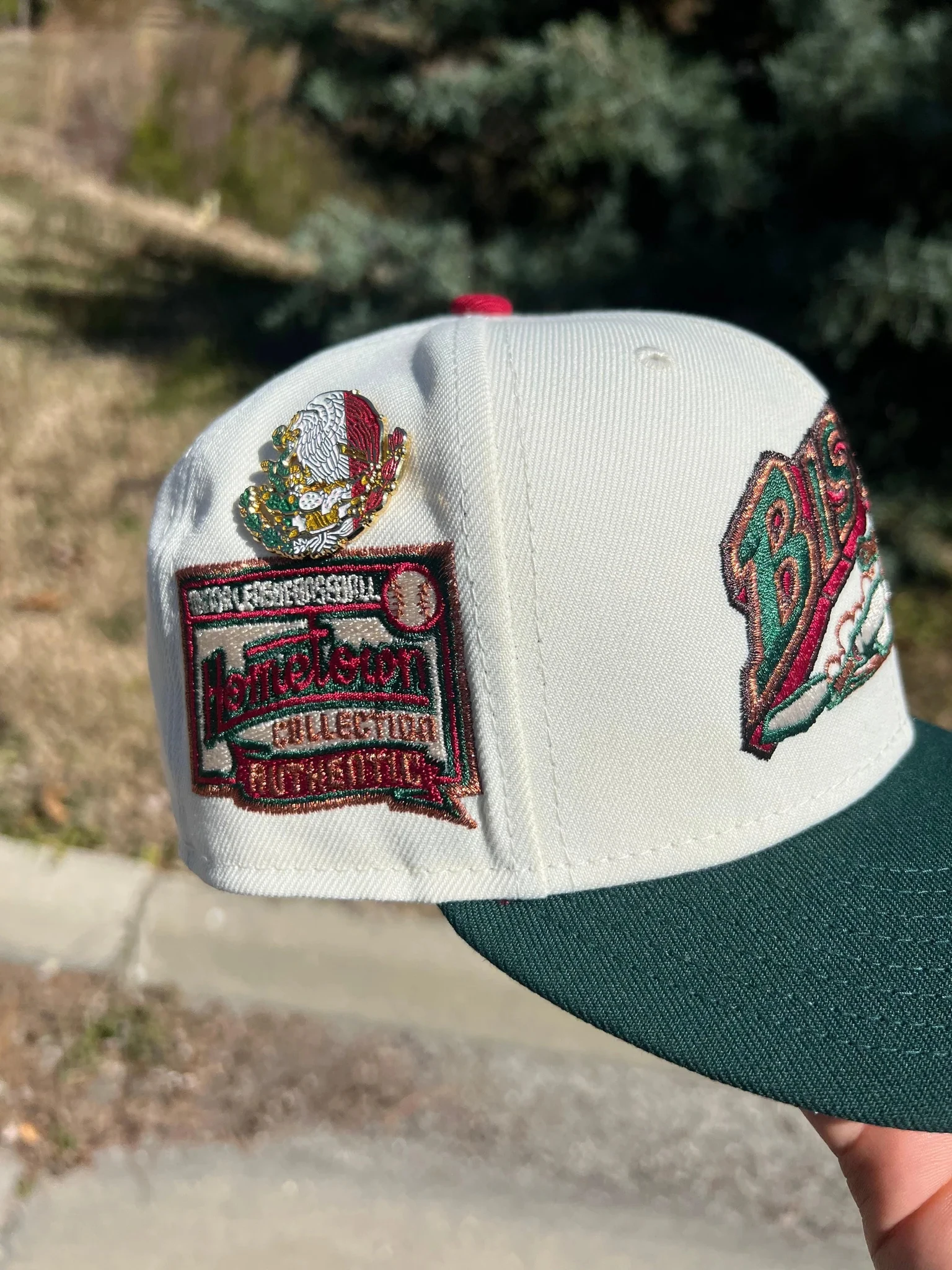 Custom Mexico Guatemala National Flag Frame Pin For Hat With Rhinestone ...