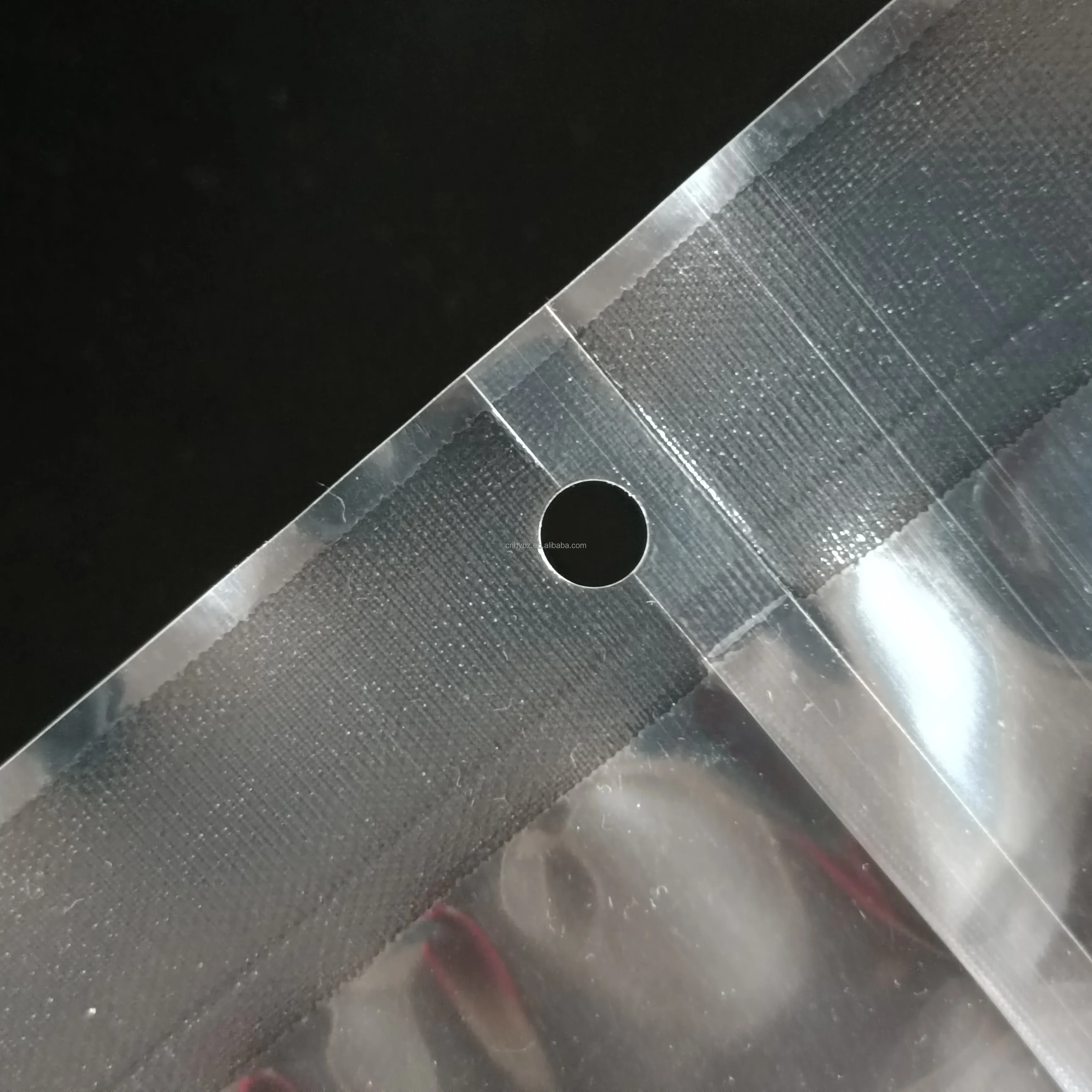 Customized Food Packaging Clear Pepper Back Sealing Bag With Hanging ...