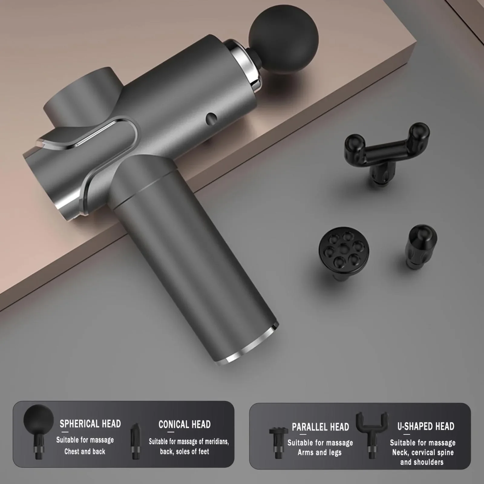 Relieve Muscle Tension Fast - Professional Fascia Gun for Deep Tissue ...