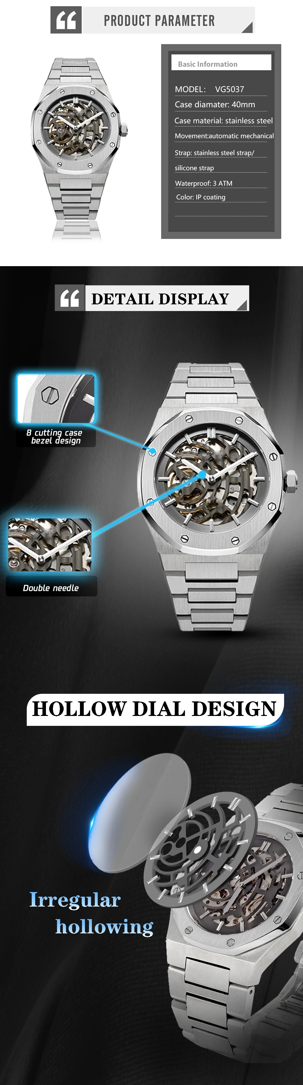 Shop Our Japanese Miyota 8N24 Mechanical Automatic Watches