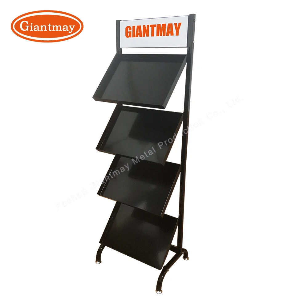 Metal Four Tiers Showroom Ceramic Tile Display Rack Retail Shop ...