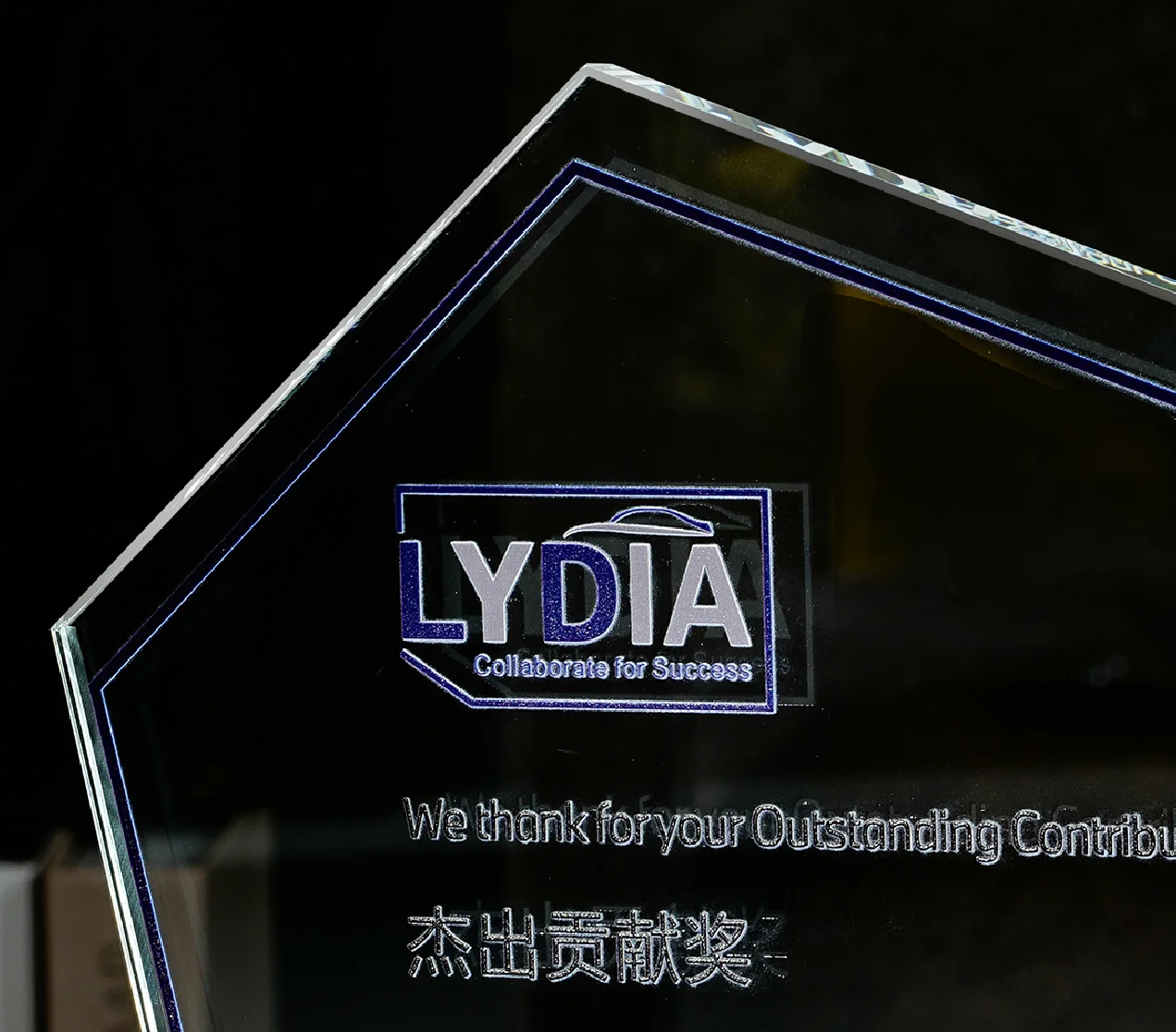 Glass/Resin/Black Crystal Feather Trophy| Alibaba.com