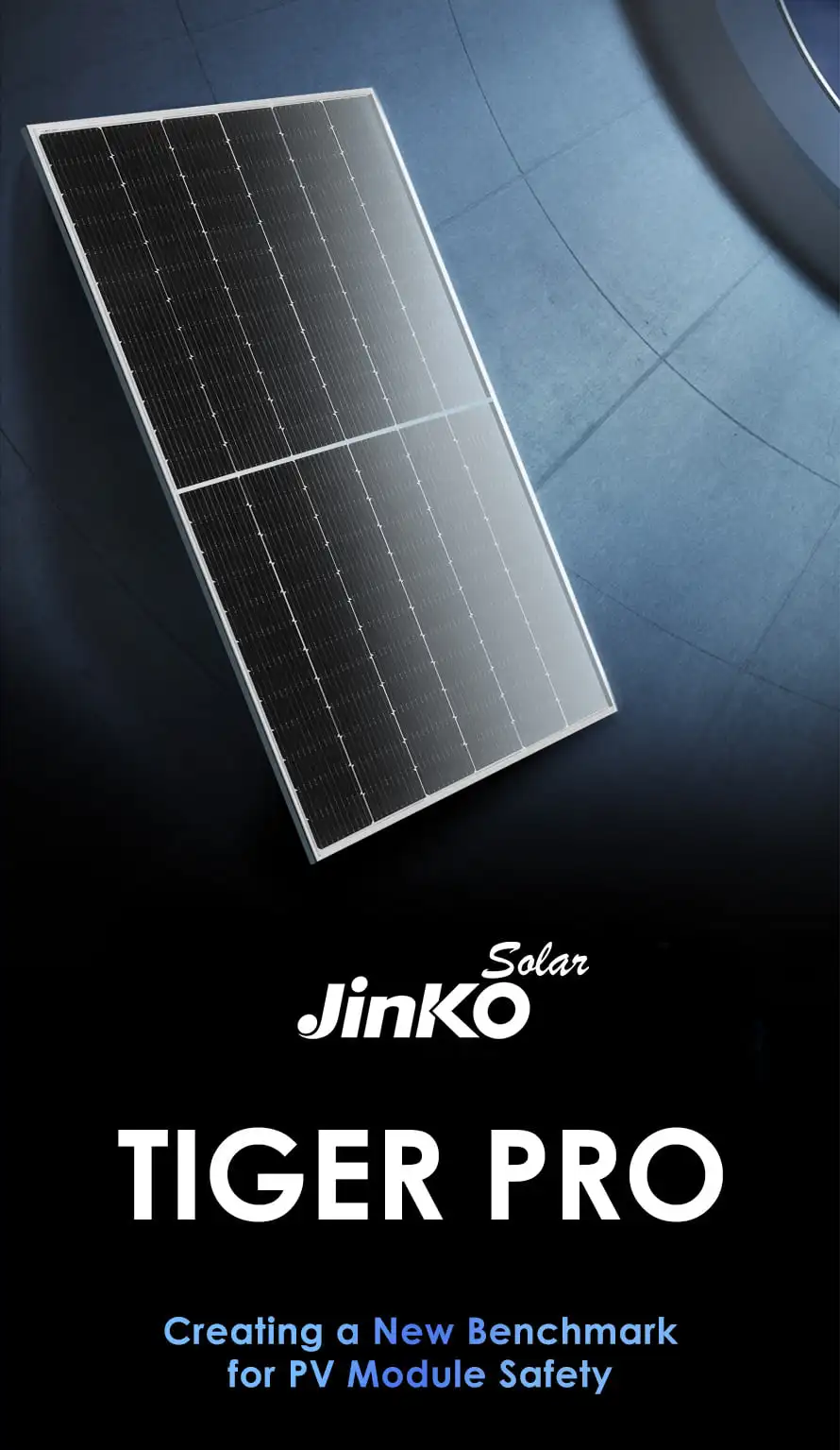 Jinko Bifacial Double Glass Solar Panel 390-410w 450w 500w Half Cell ...