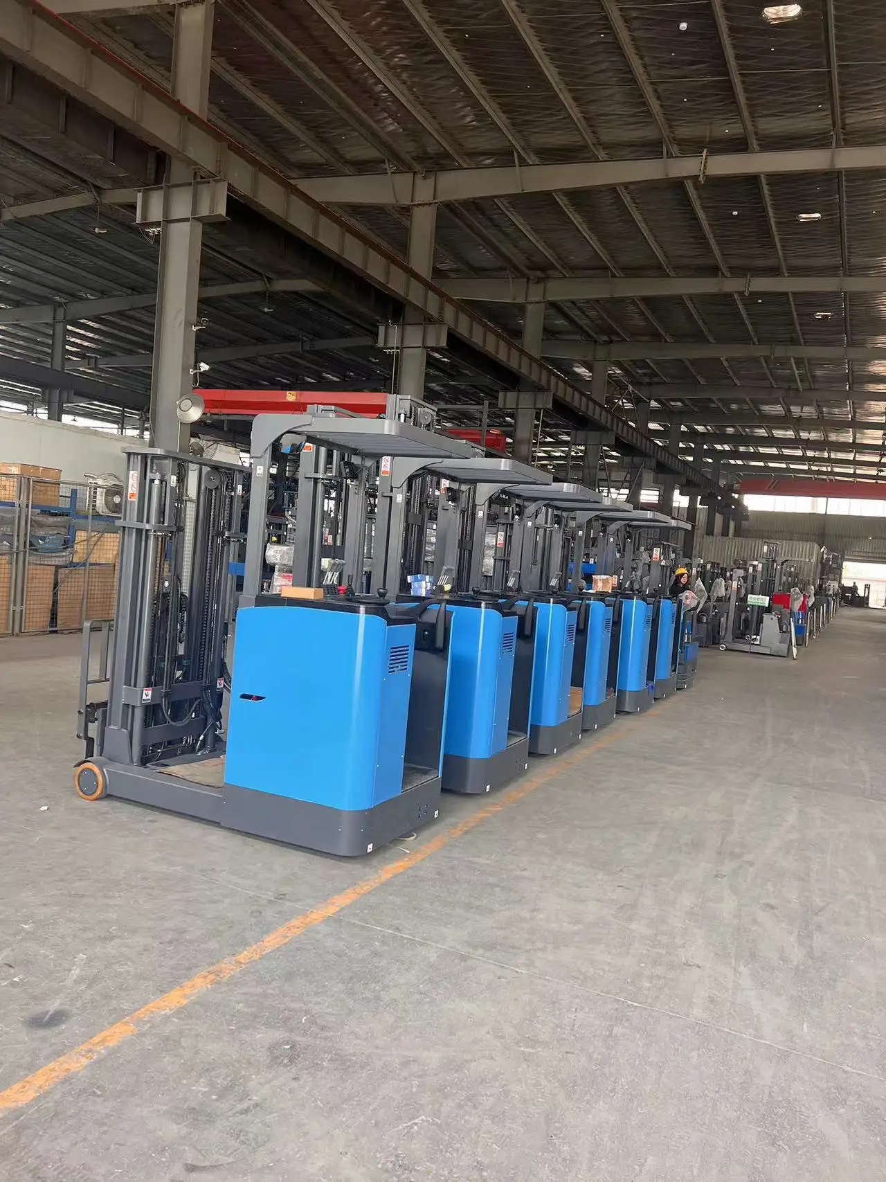 6m 8m 12m High Lift Forklift Reack Truck Forward Function Side Shifter ...