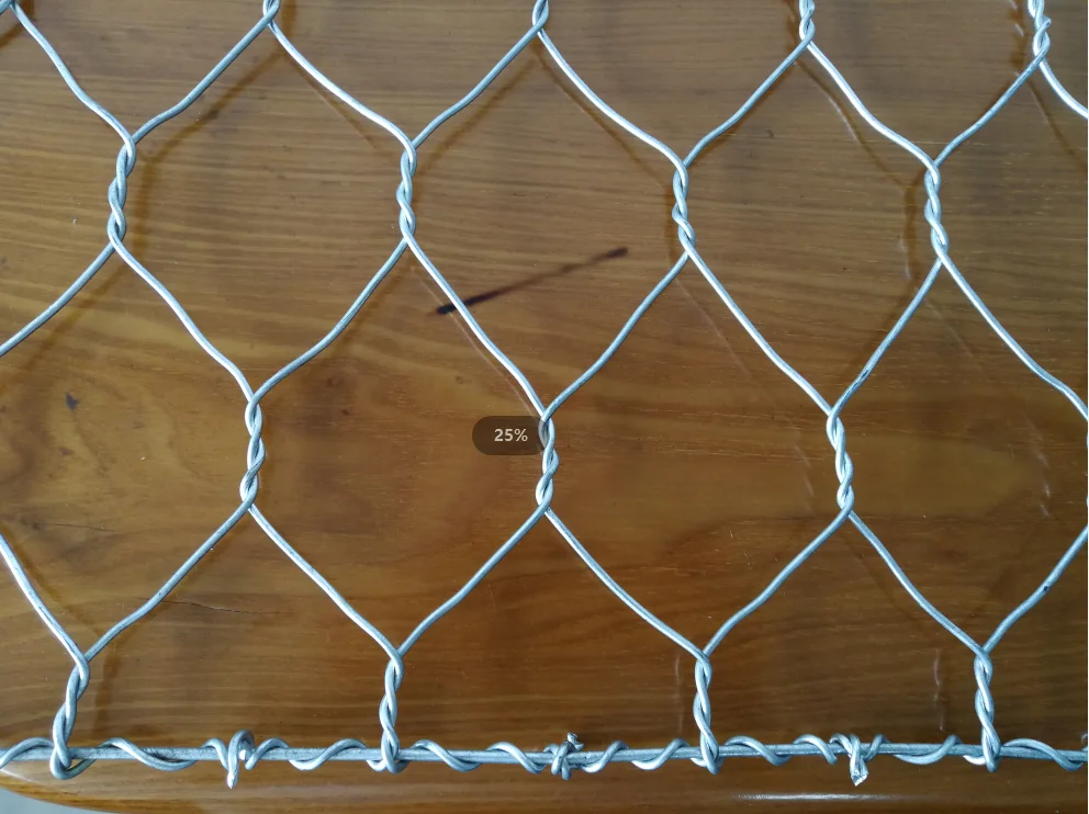 2m X 1m X 1m PVC Coated Galfan Galvanized Hexagonal Woven Plastic ...