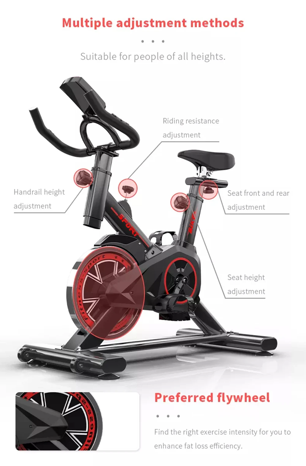 Indoor Cycling Spinning Bikes - Professional Fitness Equipment