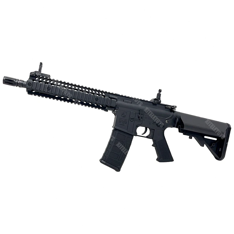 Nylon Mk18 Assault Rifle Metal Gear Electric Splatter Gel Ball Blaster ...