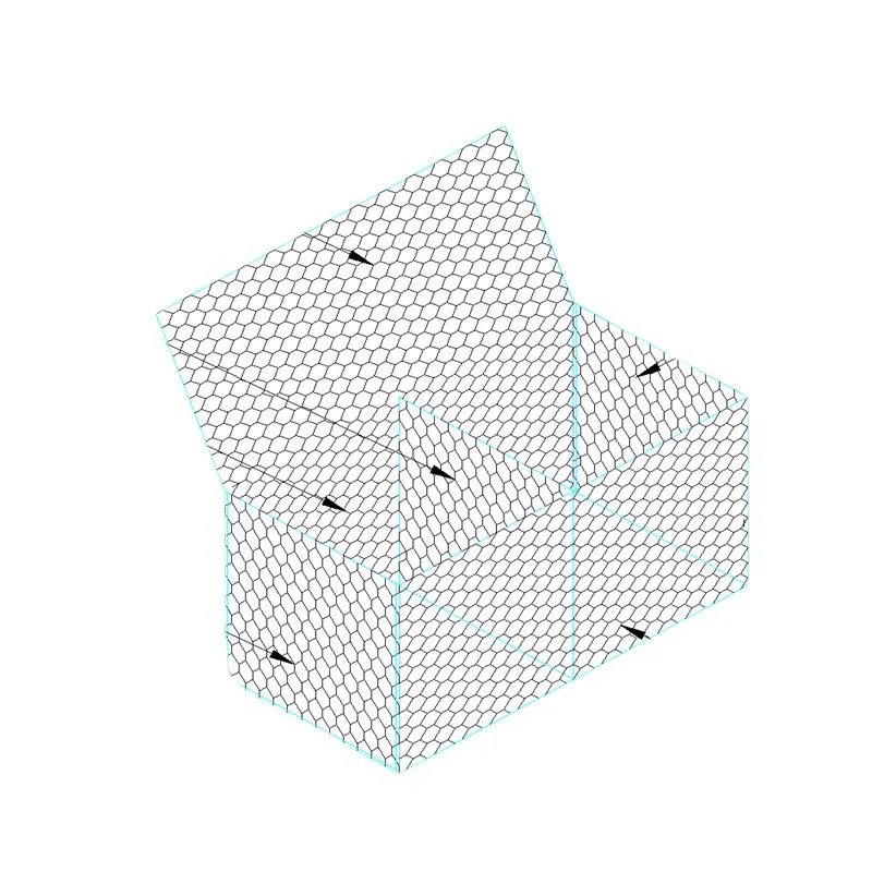 Hexagonal Gabion Basket Mesh Fence Pvc Coated Gabions Boxs Galvanized ...