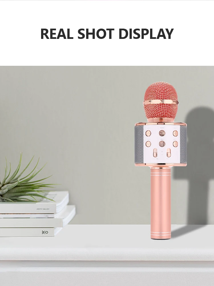 Pink Microphone True Diversity Wireless Microphone For Kids Child ...