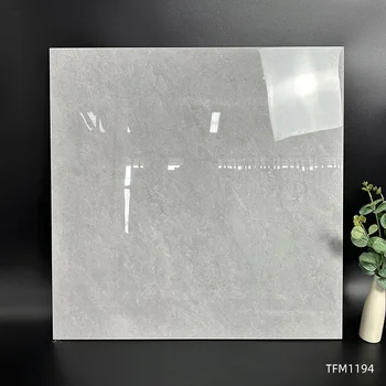 600*600mm Grey Ceramic Porcelain Marble Polished Glazed Wall Floor ...