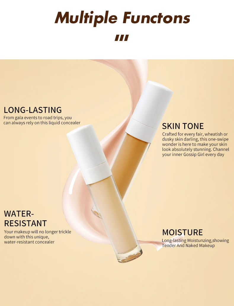 Wholesale Longlasting Vegan Cruelty Free Face Makeup Concealer Private ...
