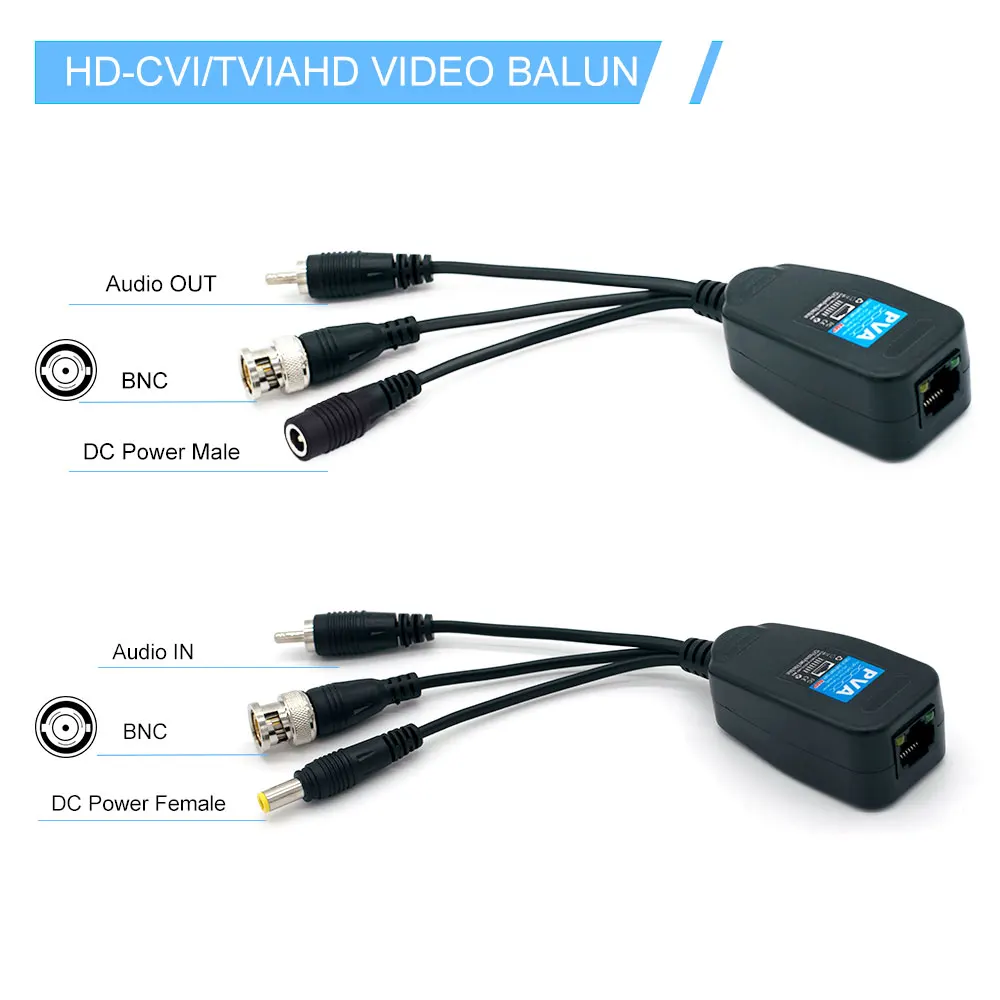 CCTV Video Balun - 8MP HD Transceiver for Security Surveillance