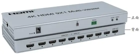 Best-Selling LERGB 4K30HZ KVM 9x1 Video Splitter Ultra-High Resolution ...