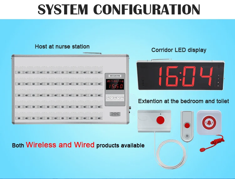 ward nursing equipments hospital communication device medical intercom ...