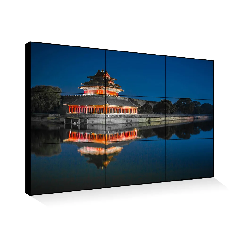 Indoor Waterproof 46 49 55 65 Inch Splicing Screen LCD Video Wall For ...