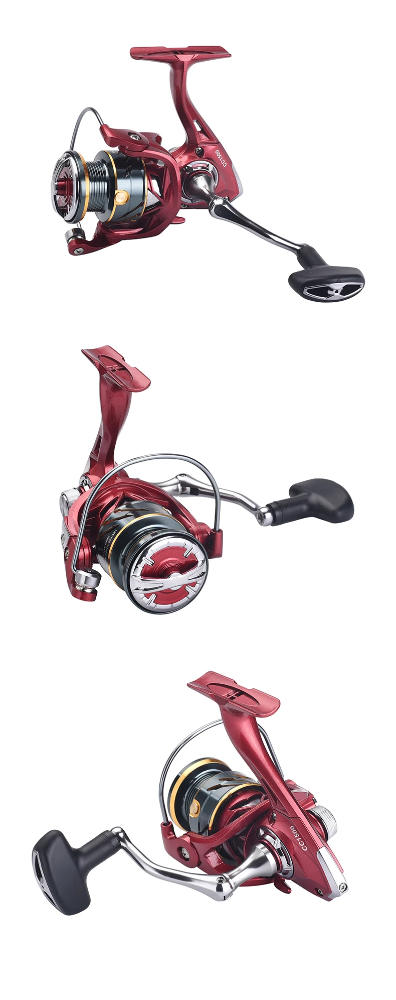 Lizard Feeder Fishing Spinning Reel Cover 5.2:1 Speed Ratio