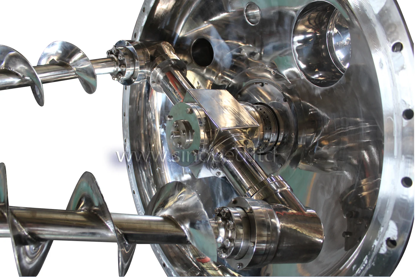 Double Screw Lifting Baldes Conical Mixer/vertical Ribbon Blender For ...